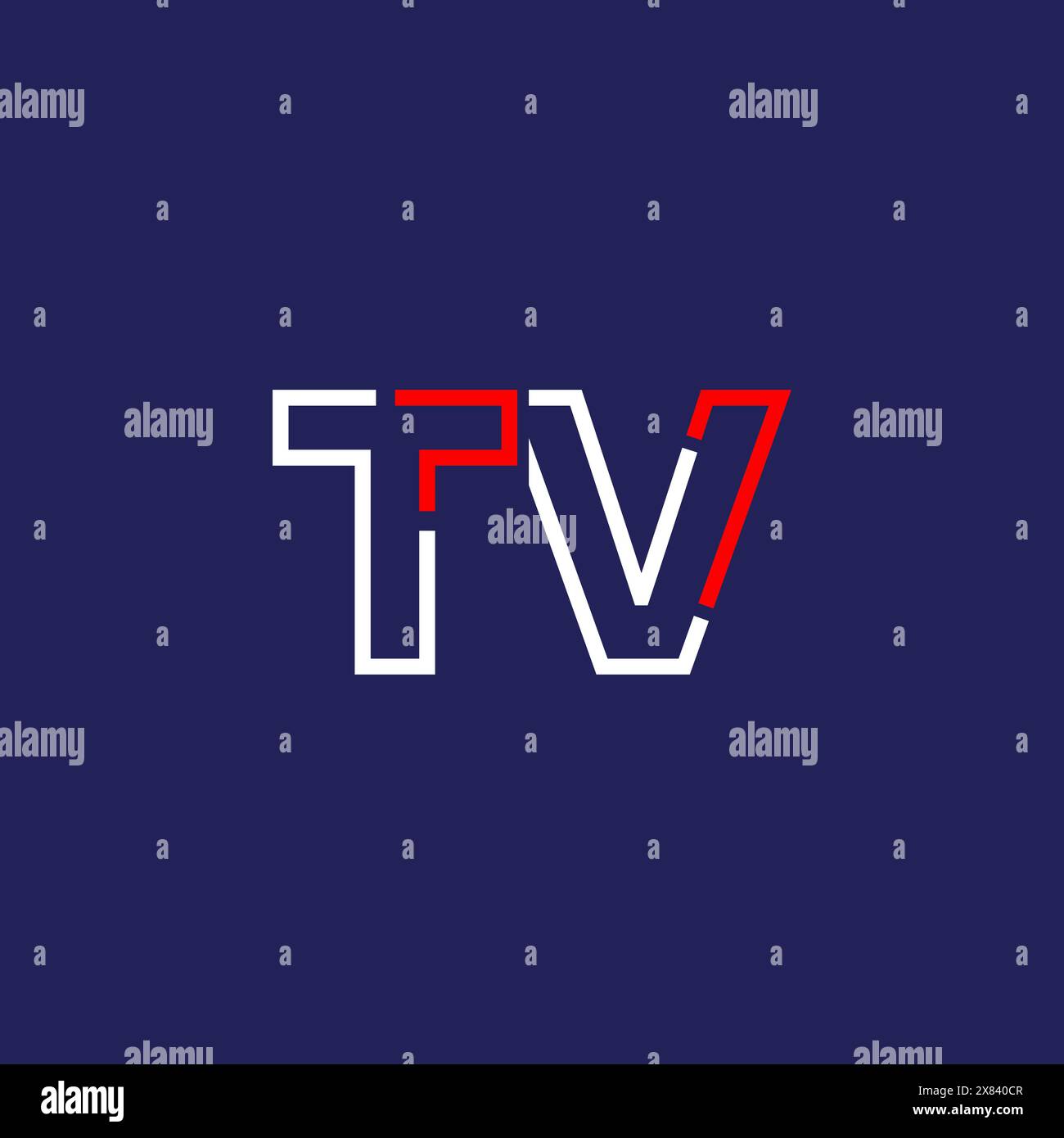 TV tech logo concept design Stock Vector Image & Art - Alamy