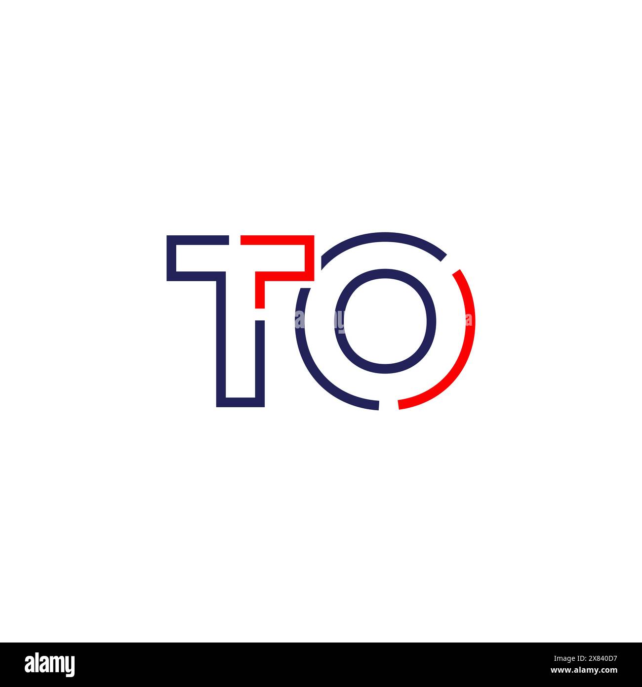 TO tech logo concept design Stock Vector Image & Art - Alamy