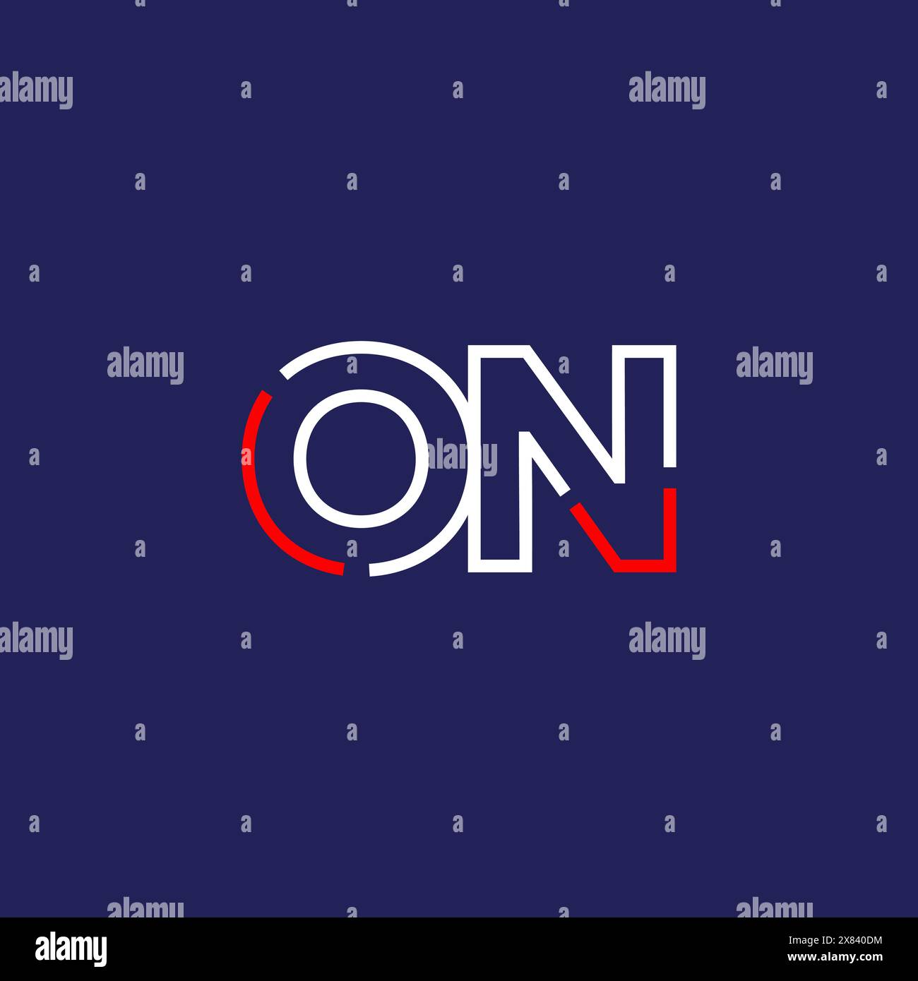 Vector logo design on Stock Vector Images - Alamy