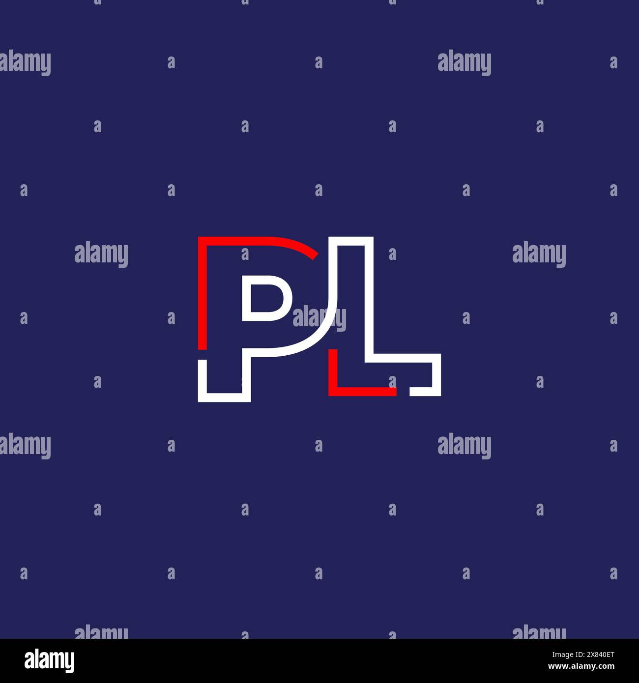 PL tech logo concept design Stock Vector Image & Art - Alamy