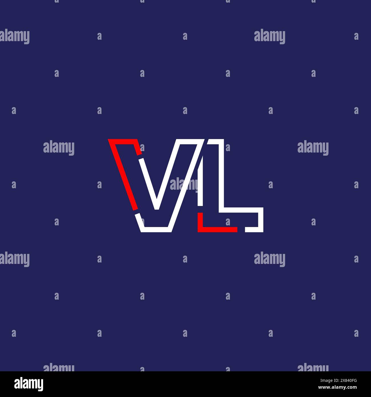 VL tech logo concept design Stock Vector Image & Art - Alamy