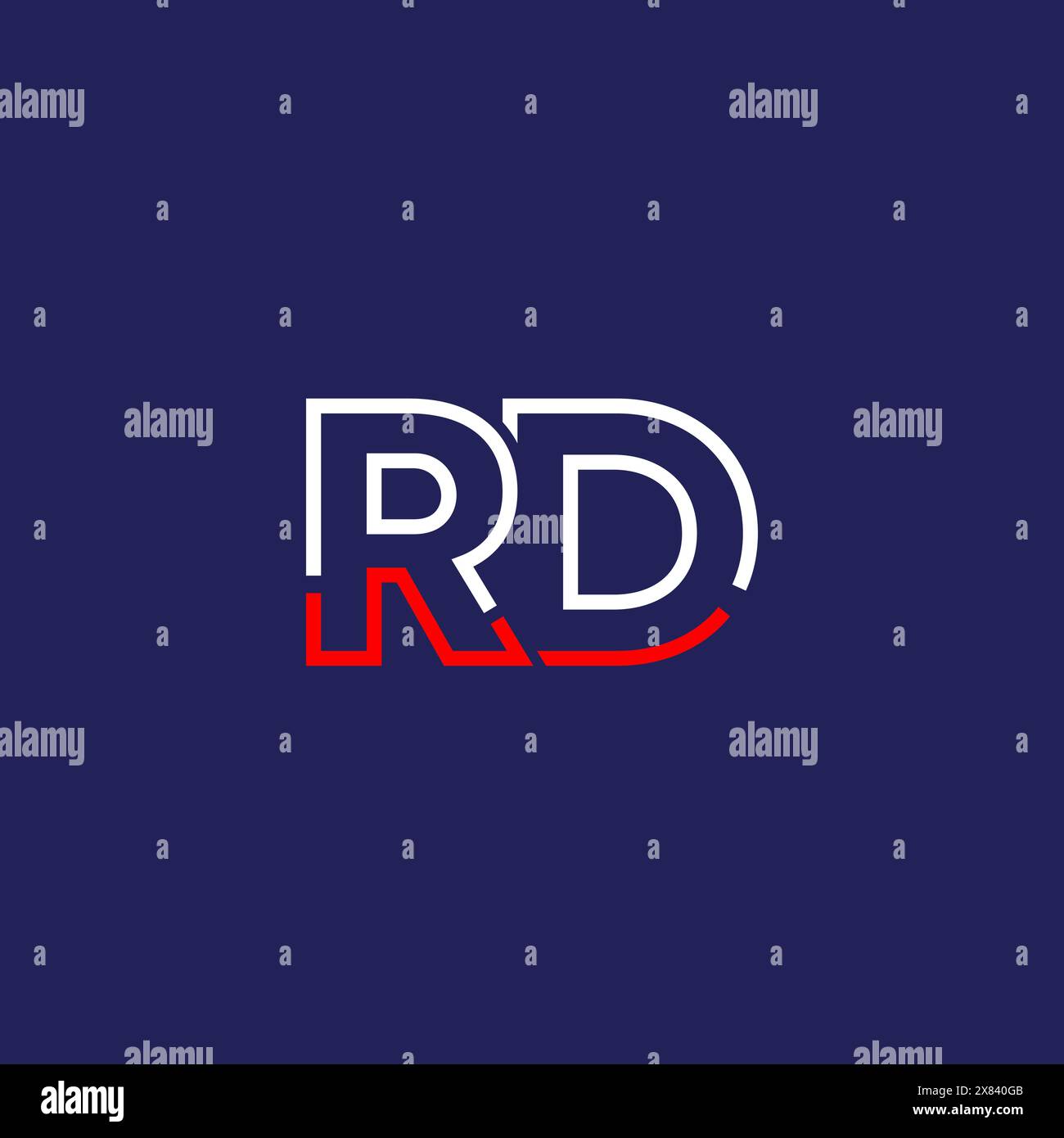 RD tech logo concept design Stock Vector Image & Art - Alamy