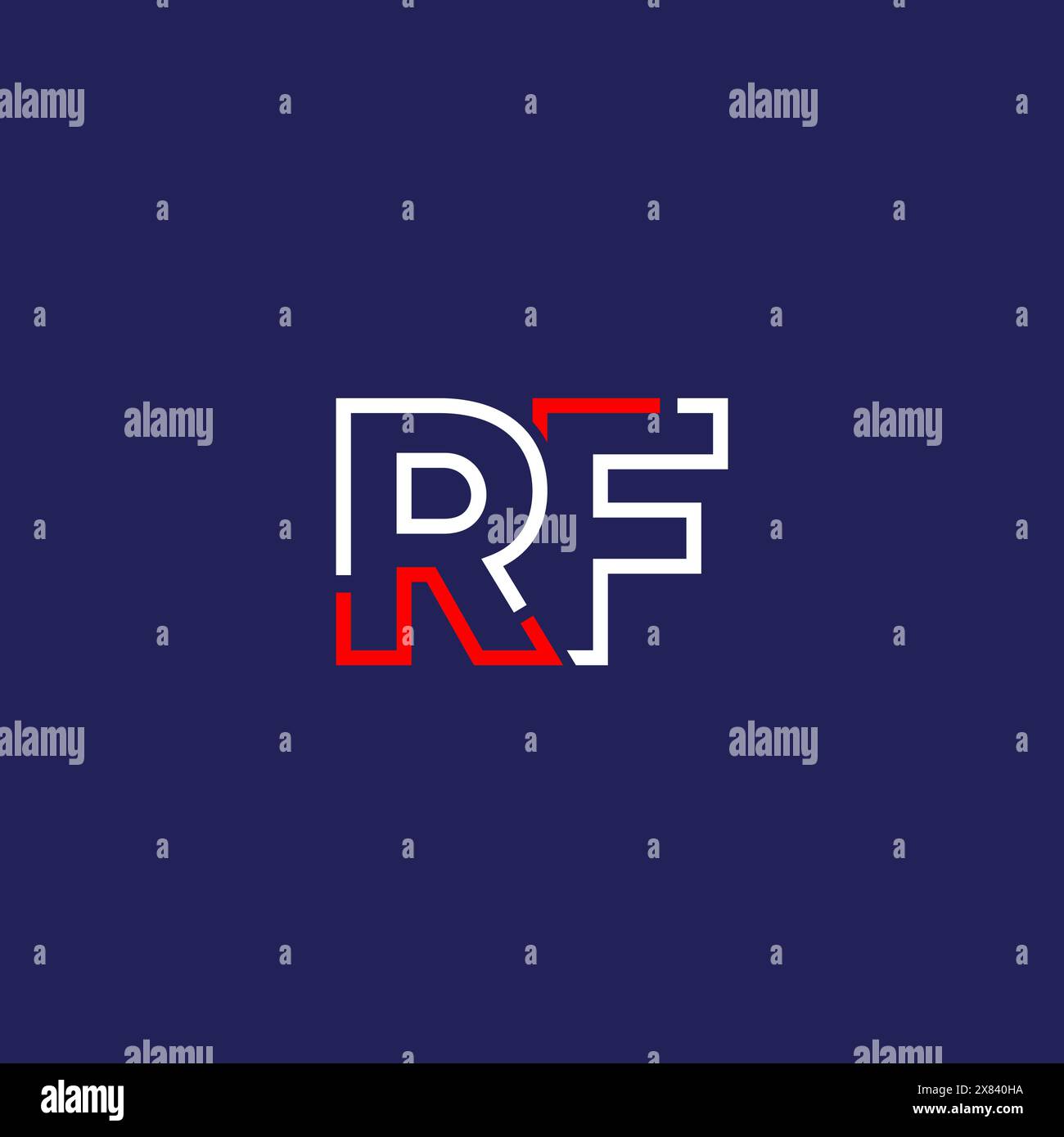 RF tech logo concept design Stock Vector Image & Art - Alamy
