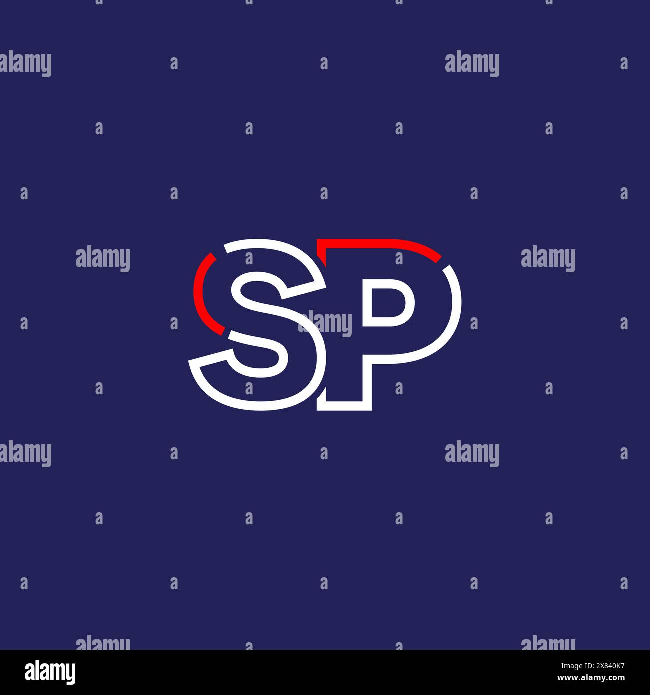 SP tech logo concept design Stock Vector Image & Art - Alamy
