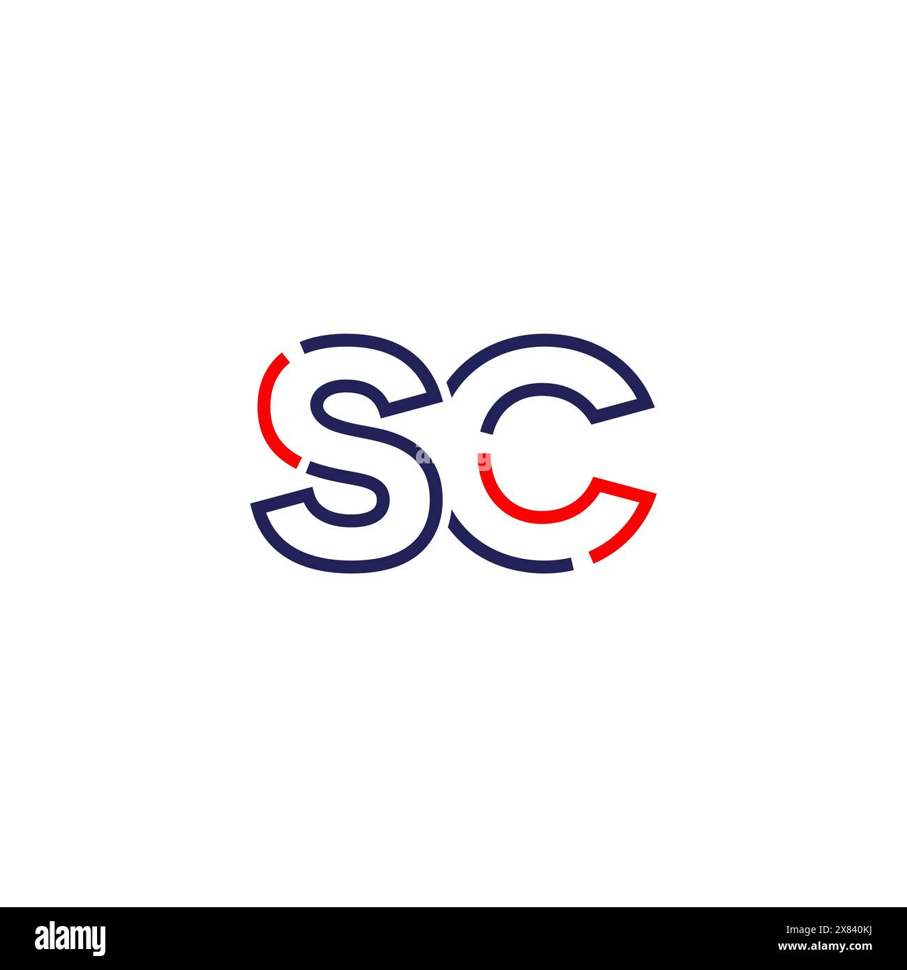 Sc logo design hi-res stock photography and images - Alamy