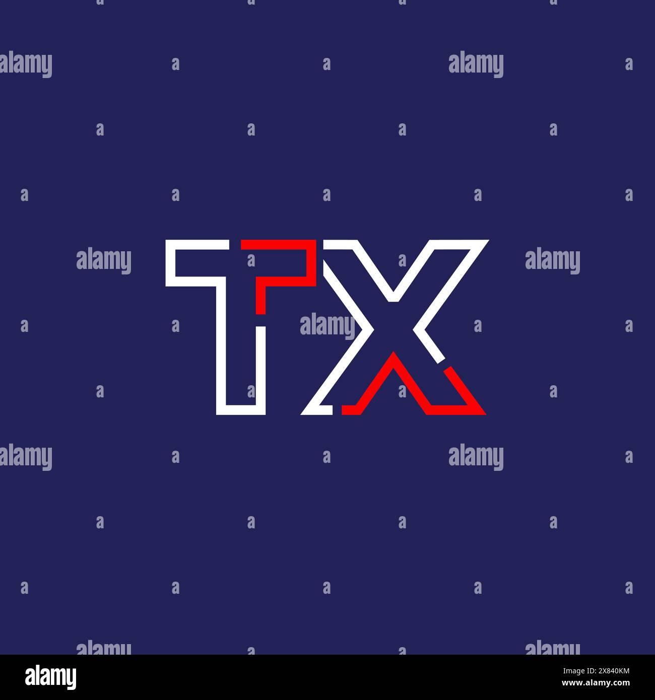 TX tech logo concept design Stock Vector Image & Art - Alamy