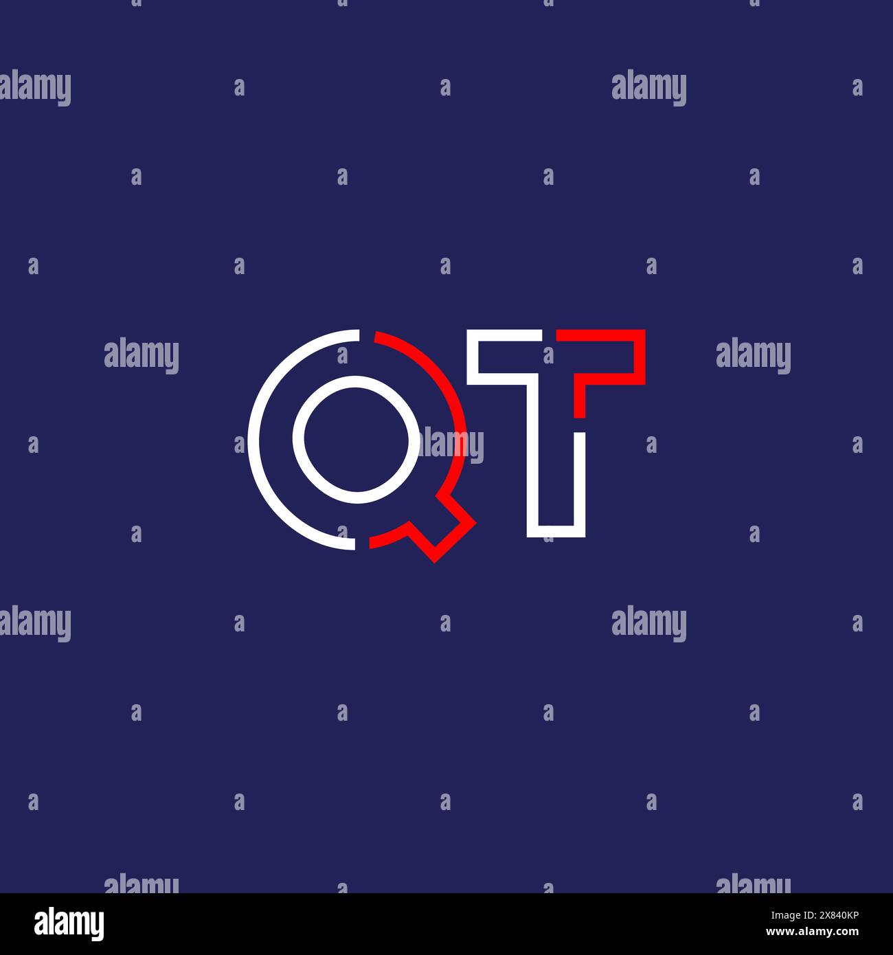 Qt tech logo Stock Vector Images - Alamy