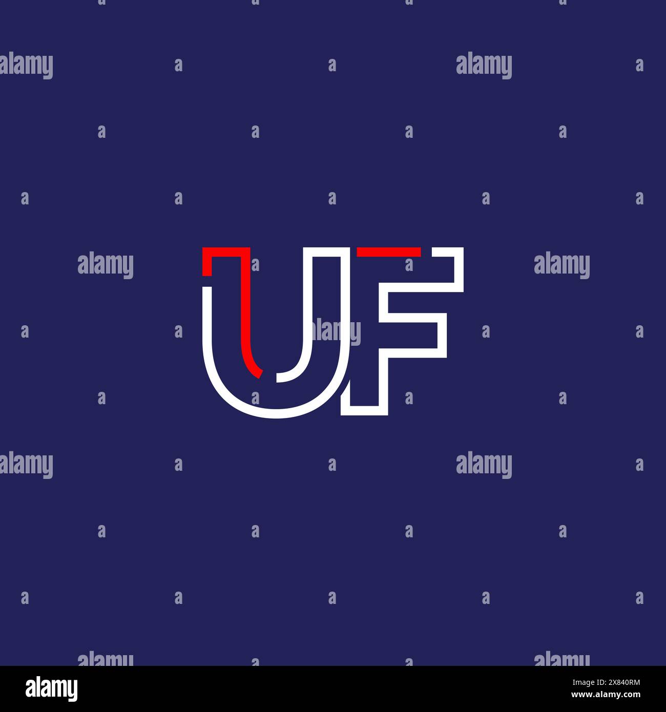 Uf logo design hi-res stock photography and images - Alamy