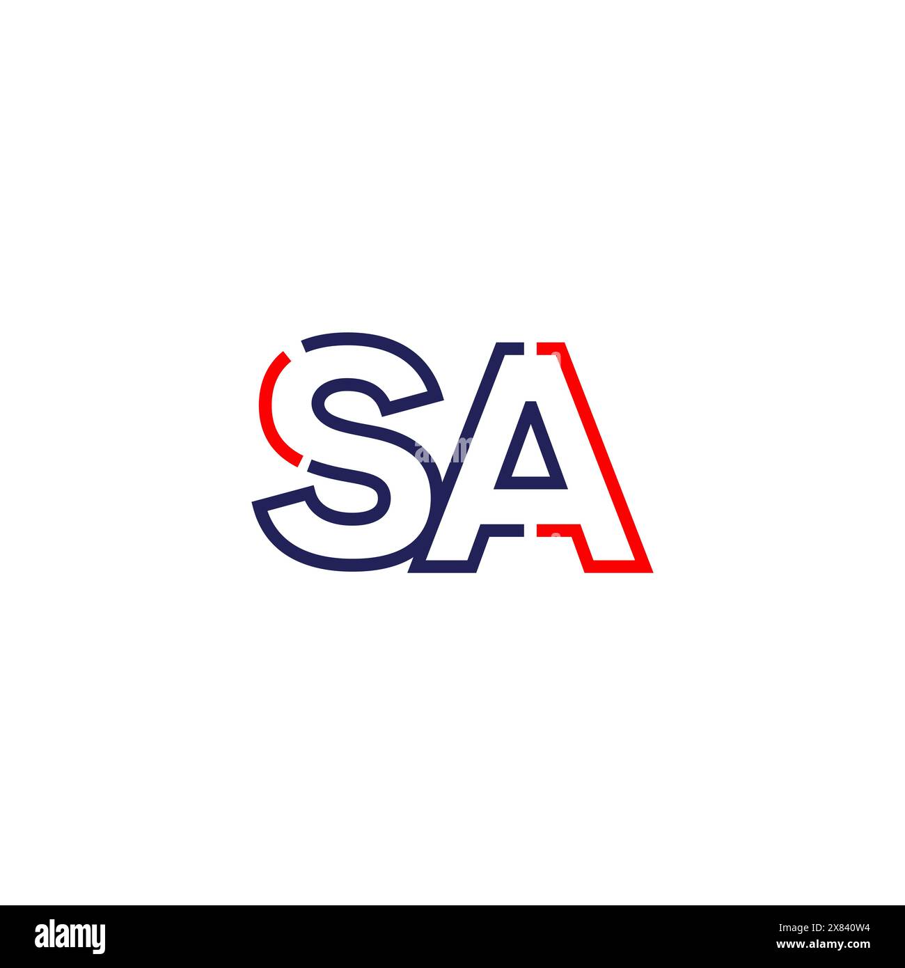 SA tech logo concept design Stock Vector Image & Art - Alamy