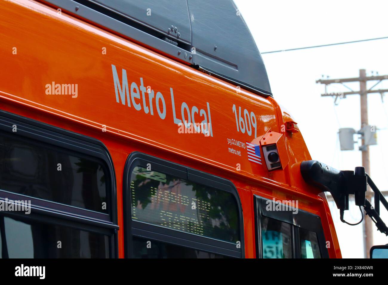 Los Angeles, California: Los Angeles METRO Bus. METRO is a The Public ...