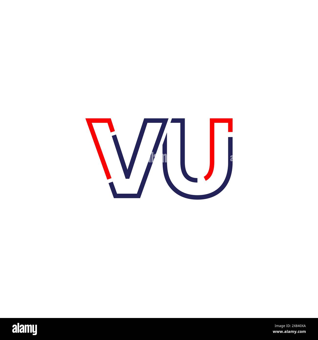 VU tech logo concept design Stock Vector Image & Art - Alamy
