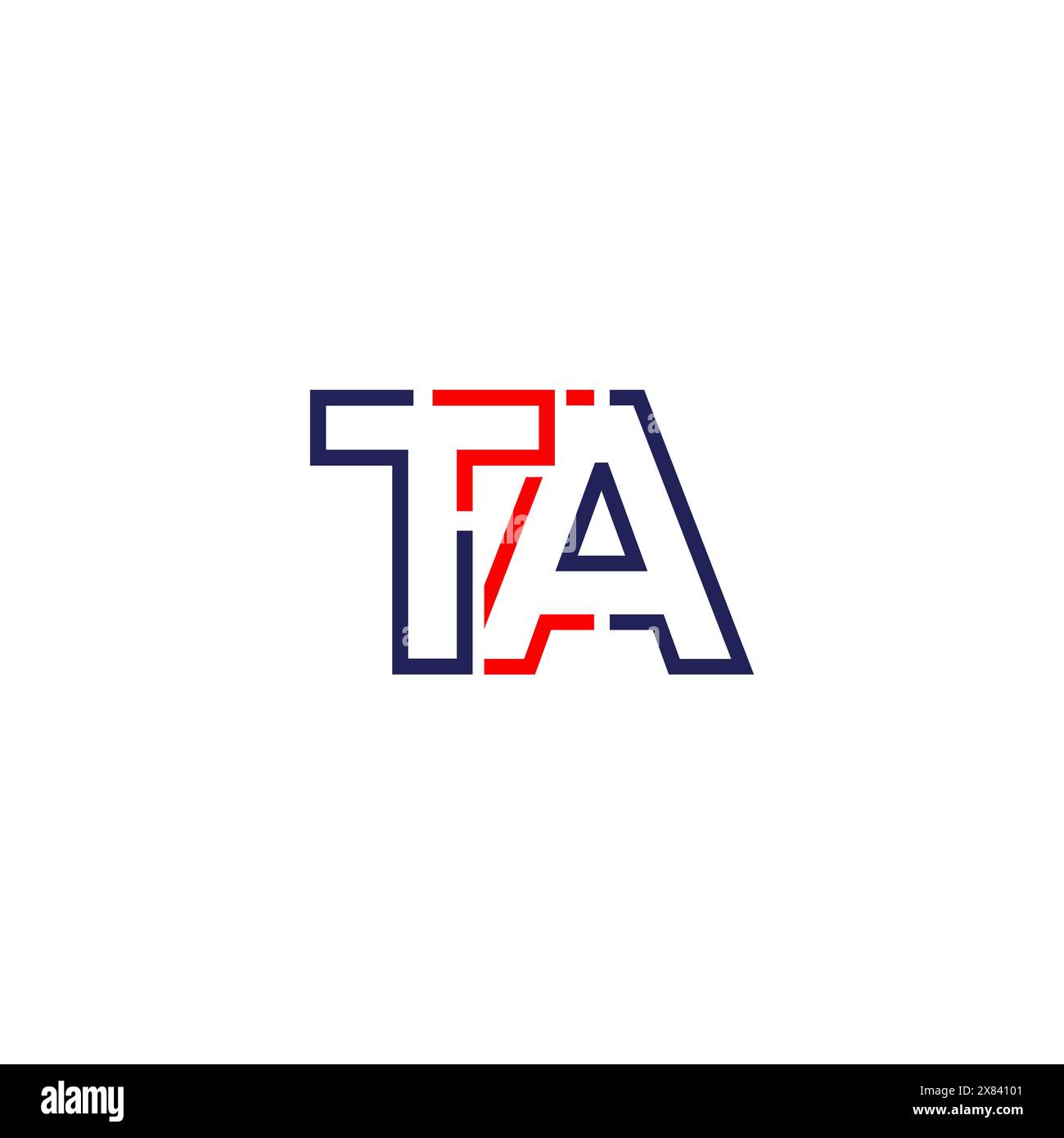 Ta logo design hi-res stock photography and images - Alamy
