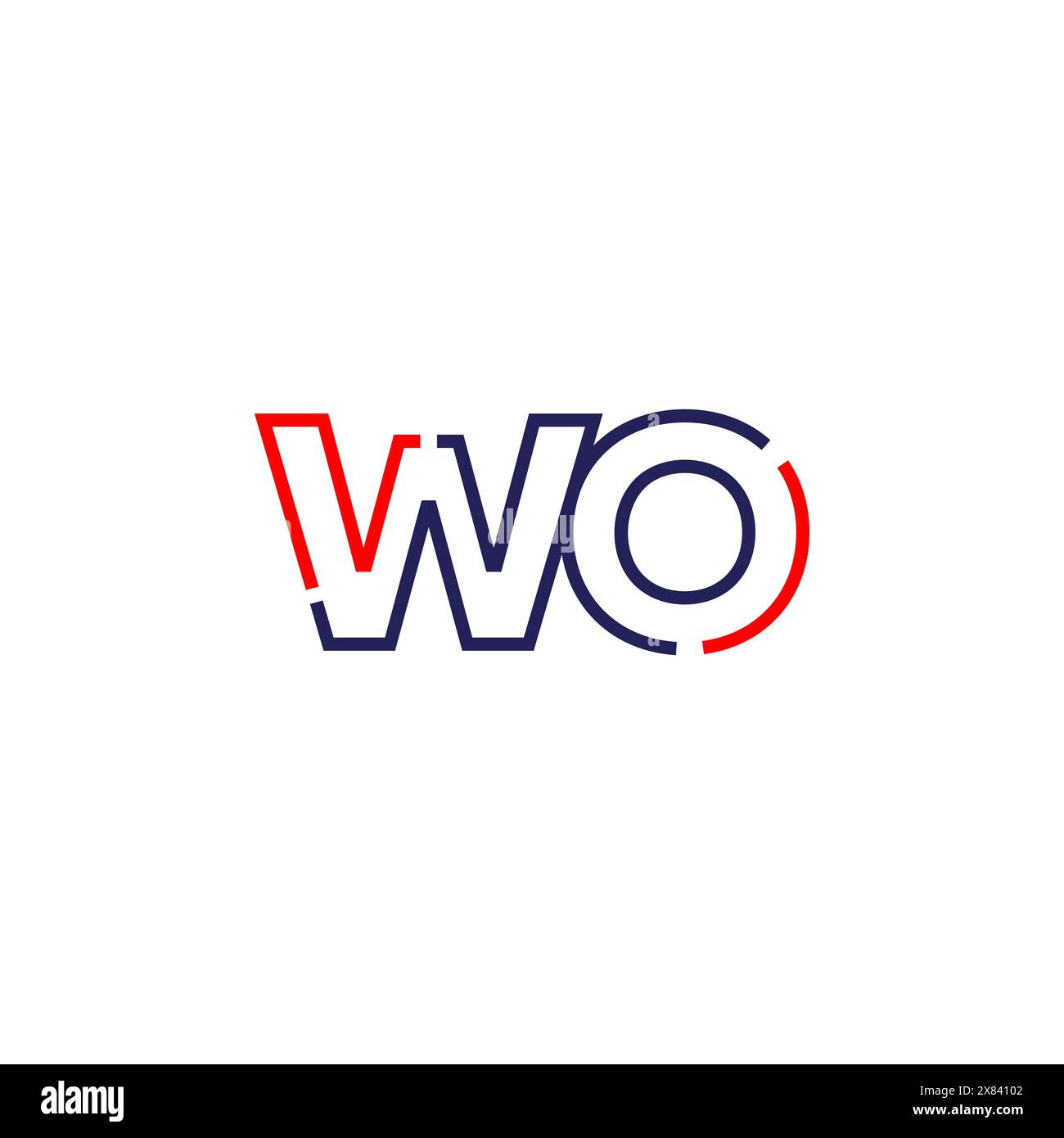 WO tech logo concept design Stock Vector Image & Art - Alamy