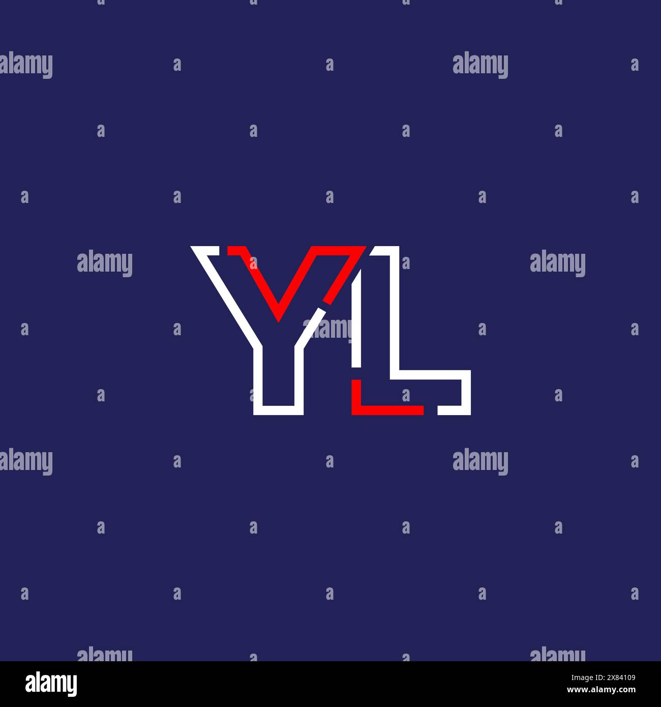 Yl logo design hi-res stock photography and images - Alamy
