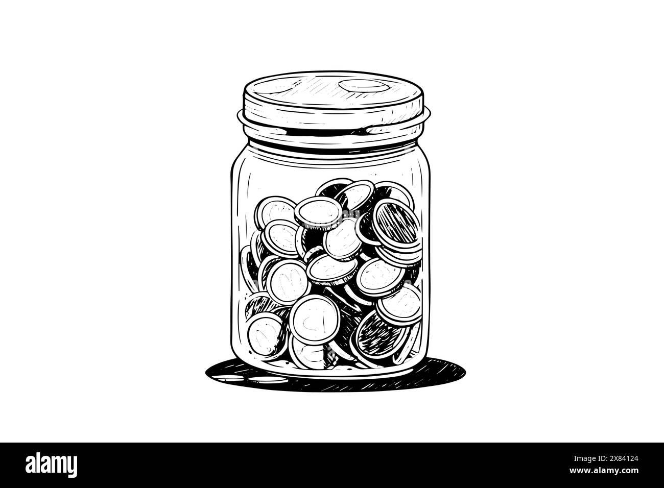 Old coin clipart Black and White Stock Photos & Images - Alamy