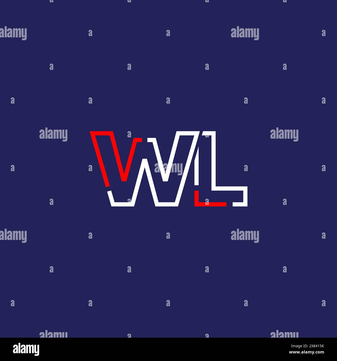 WL tech logo concept design Stock Vector Image & Art - Alamy