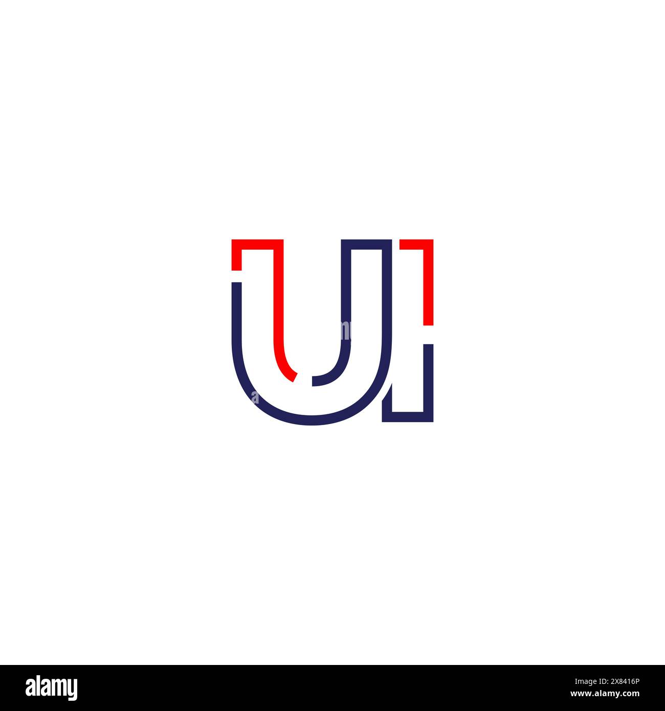 Ui Tech Logo Concept Design Stock Vector Image And Art Alamy