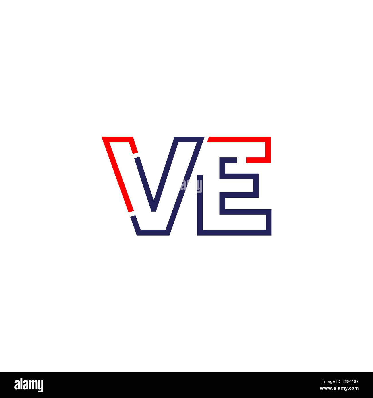 Ve logo design hi-res stock photography and images - Alamy