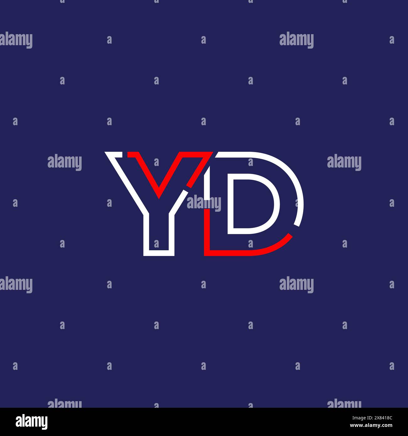 Yd symbol Stock Vector Images - Alamy