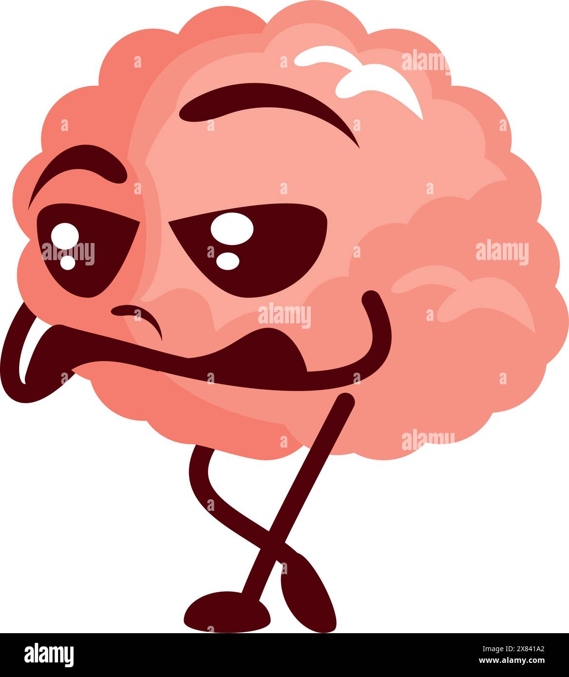cute brain thinking comic Stock Vector Image & Art - Alamy