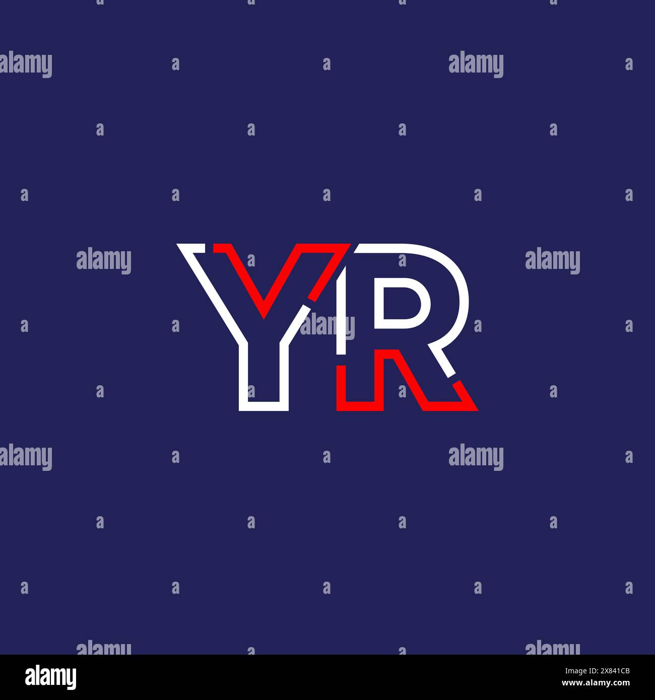 Yr logo design hi-res stock photography and images - Alamy