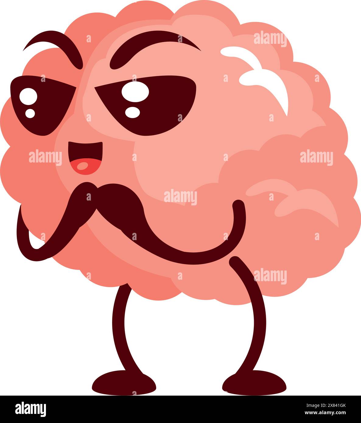 cartoon cute brain Stock Vector Image & Art - Alamy