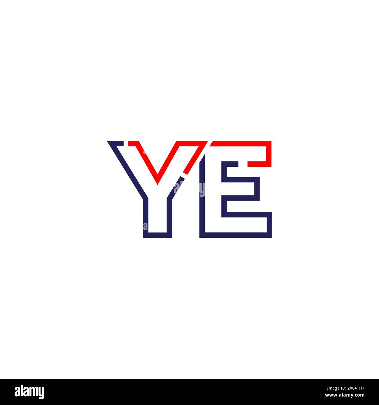 YE tech logo concept design Stock Vector Image & Art - Alamy