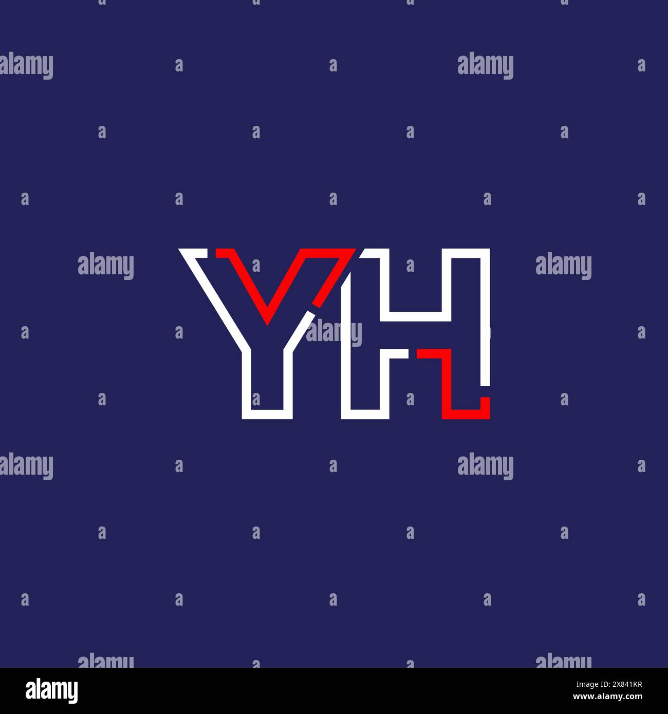 YH tech logo concept design Stock Vector Image & Art - Alamy