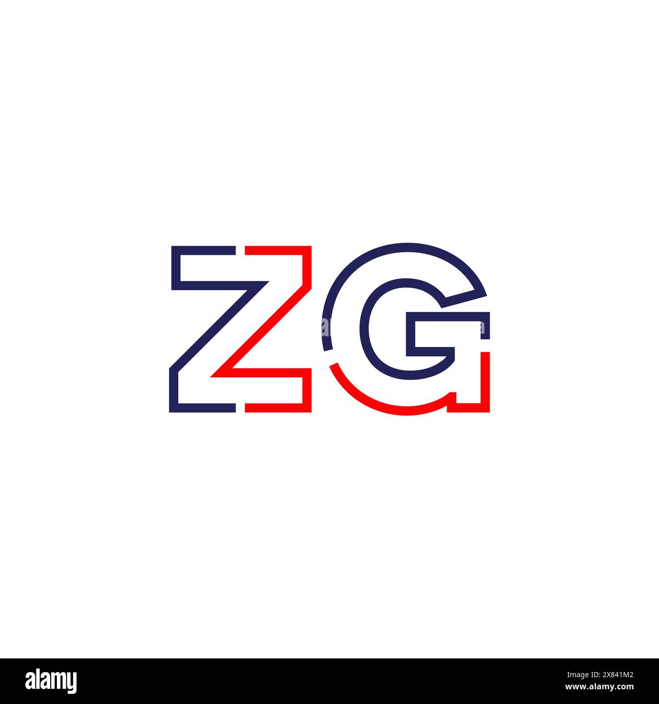 ZG tech logo concept design Stock Vector Image & Art - Alamy