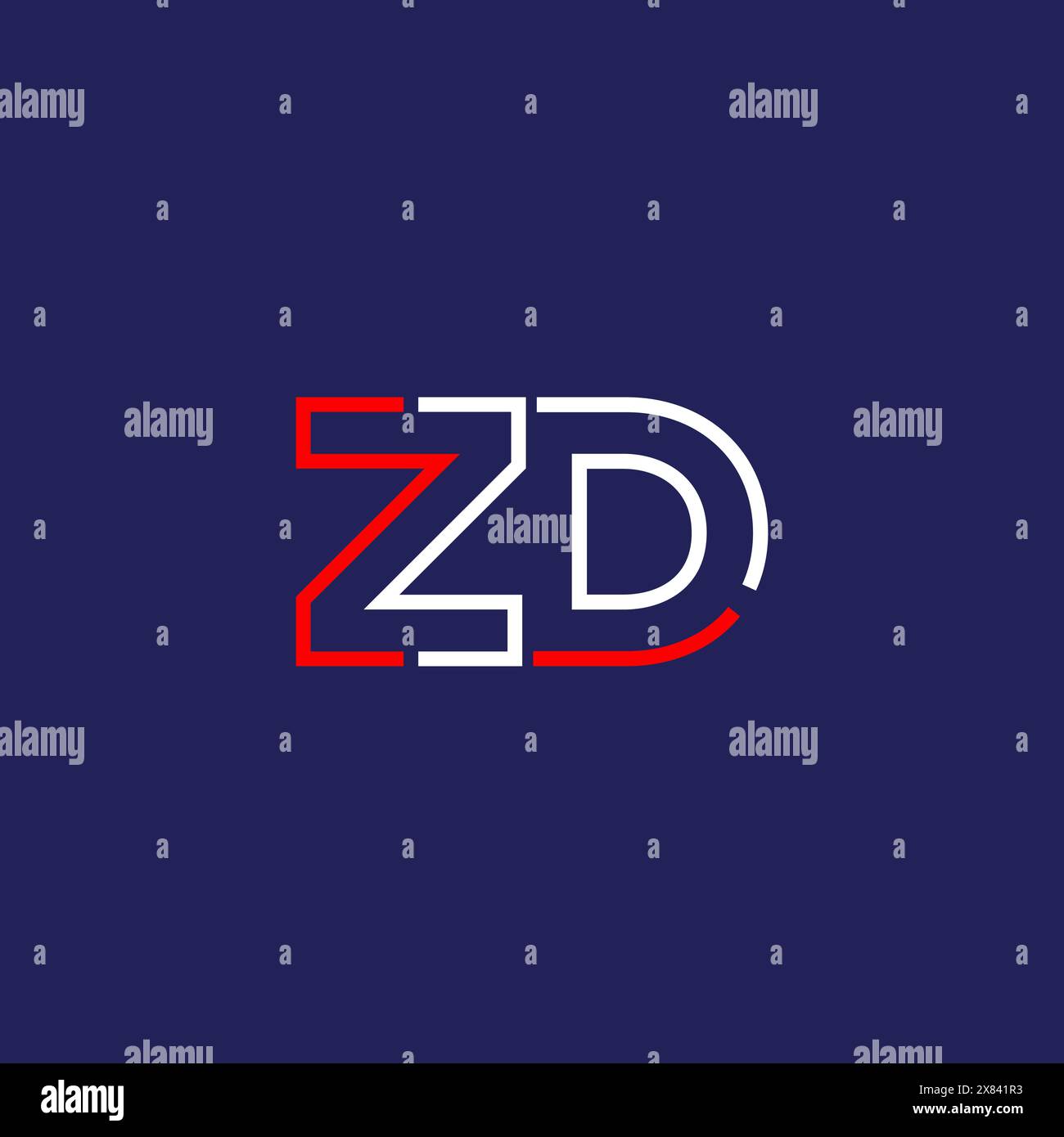 Zd logo design hi-res stock photography and images - Alamy