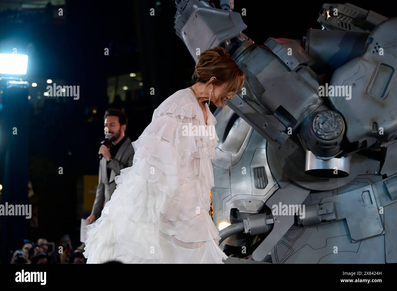 American actress and singer Jennifer Lopez Attends the red carpet of ...