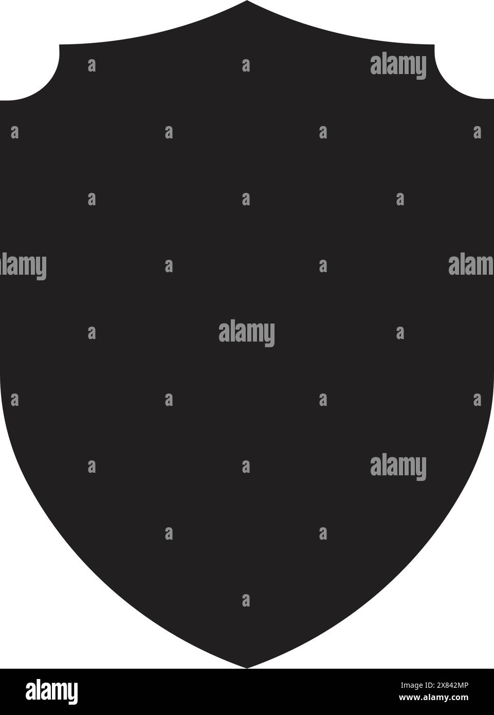 black shield icon element illustration design Stock Vector Image & Art ...