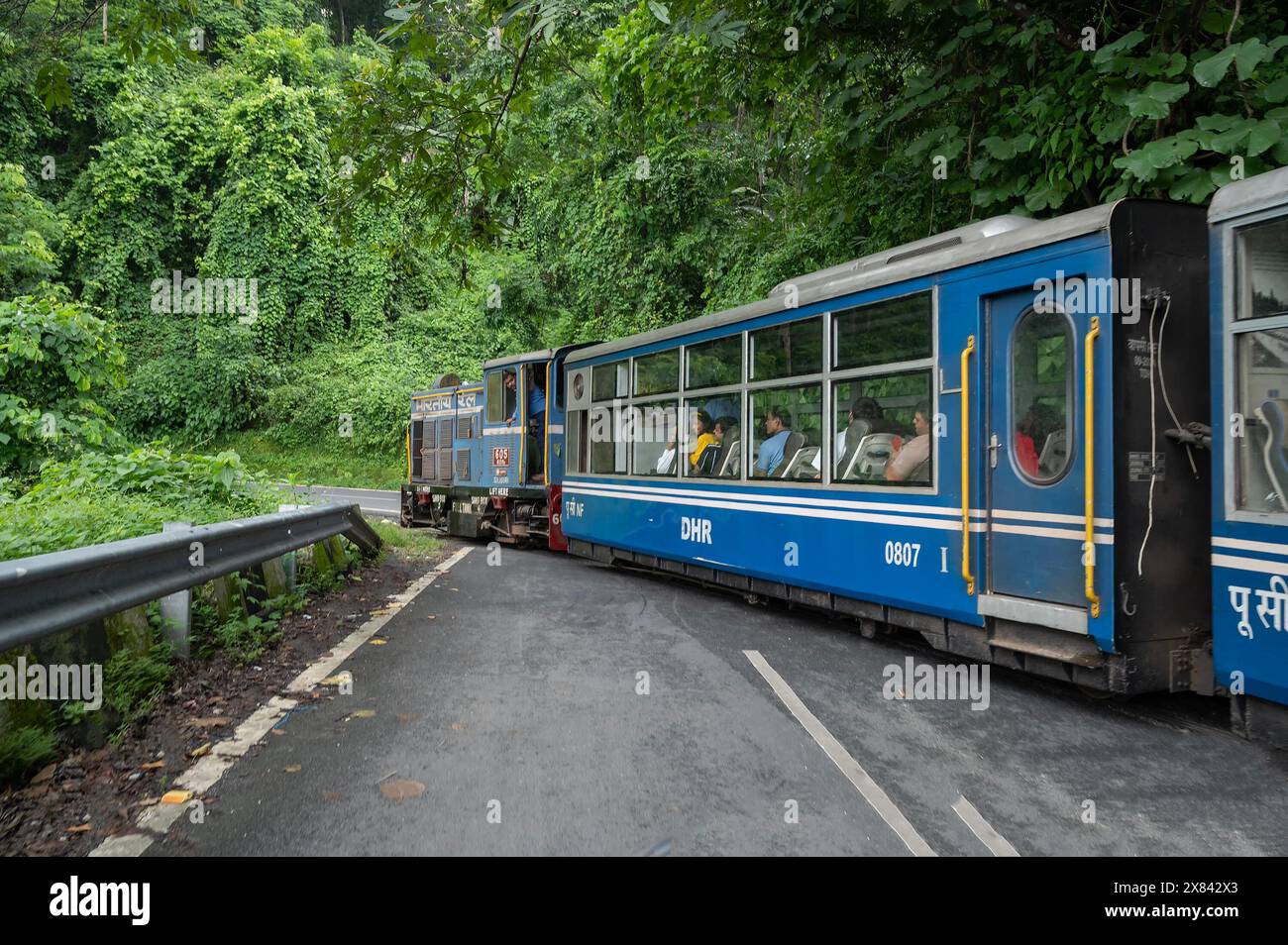 Darjeeling,West Bengal,India - 10th August 2023 : Diesel Toy train ...