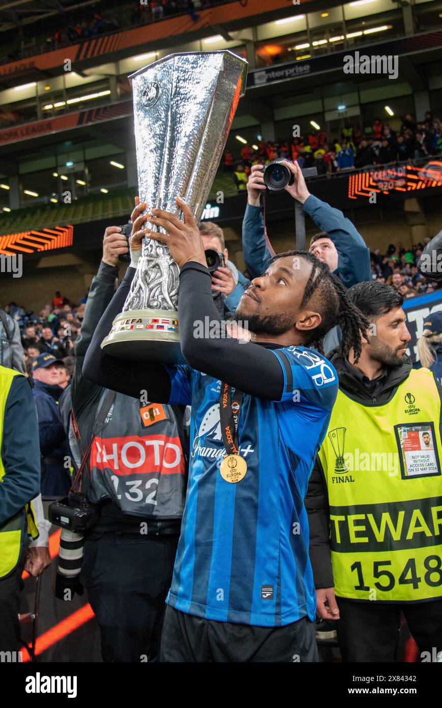 Dublin, Republic Of Ireland. 23rd May, 2024. Ademola Lookman of ...