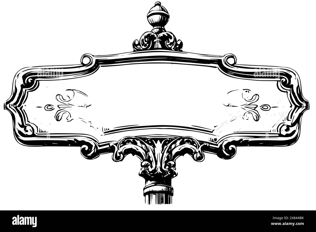 Old victorian signpost Stock Vector Images - Alamy