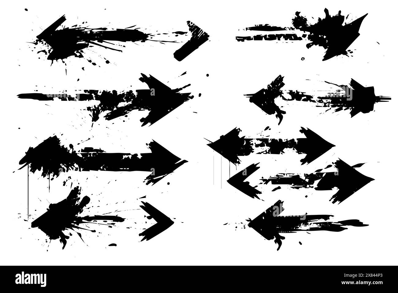 Shaky arrow Stock Vector Images - Alamy