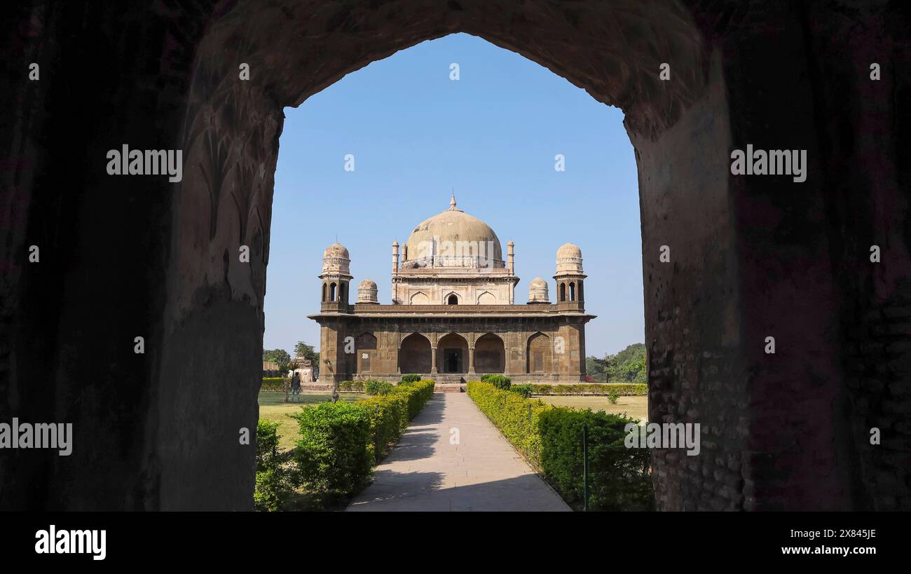Front View of the Tomb of Shah Nawaz Khan also called as Black Taj ...