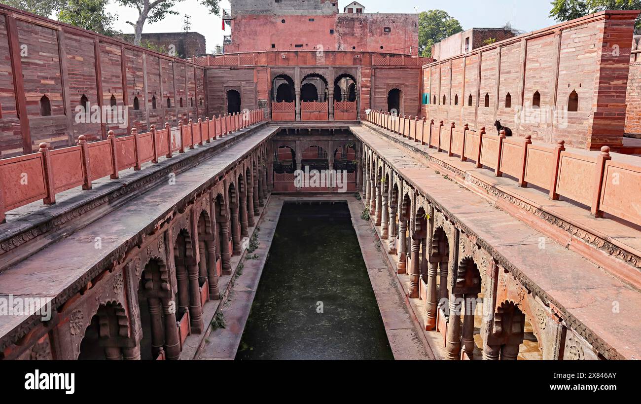 View of Royal Stepwell, constructed Between 1873-80, Dholpur Rajasthan ...