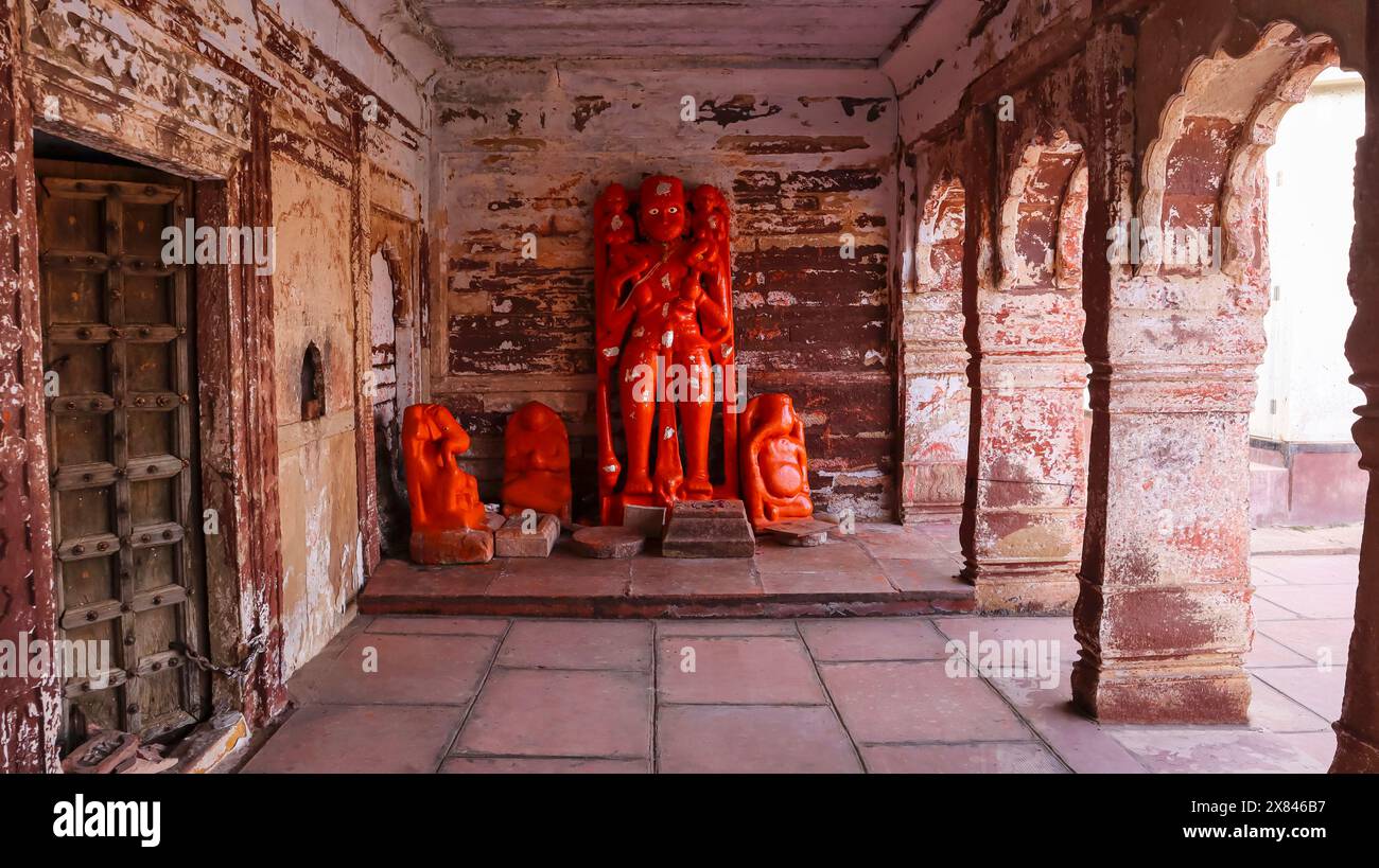Statue of Lord Hanuman in Campus of Muchkund Sarovar, Dholpur ...