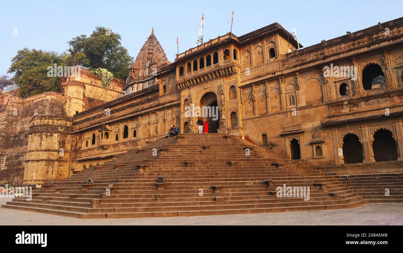 Riverside Entrance For Ahilya Devi Maheshwar Fort, Madhya Pradesh ...