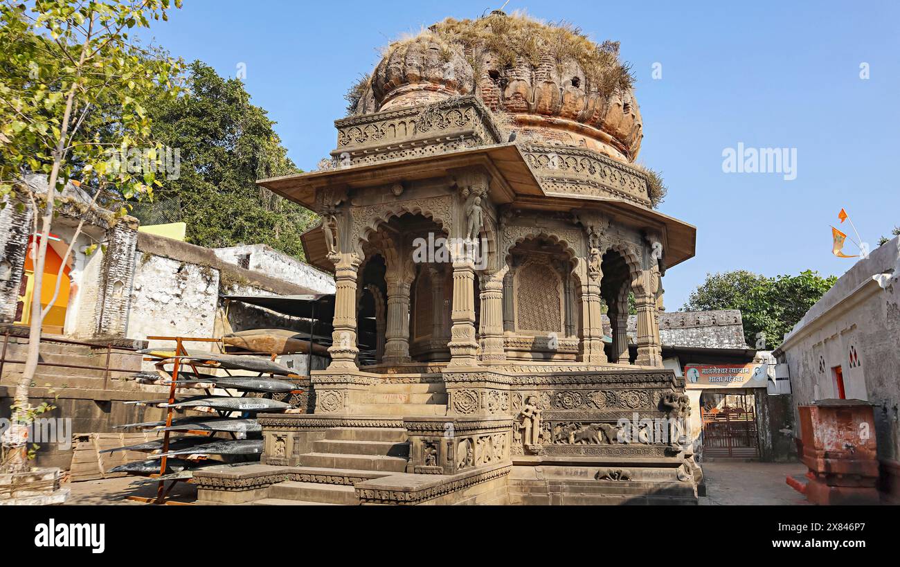View of Chhatri of Mukta bai and Her Husband, Ahilya Devi Maheshwar ...