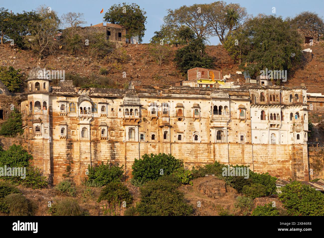 View of Mandhata Palace, Omkareshwar, Madhya Pradesh, India Stock Photo ...