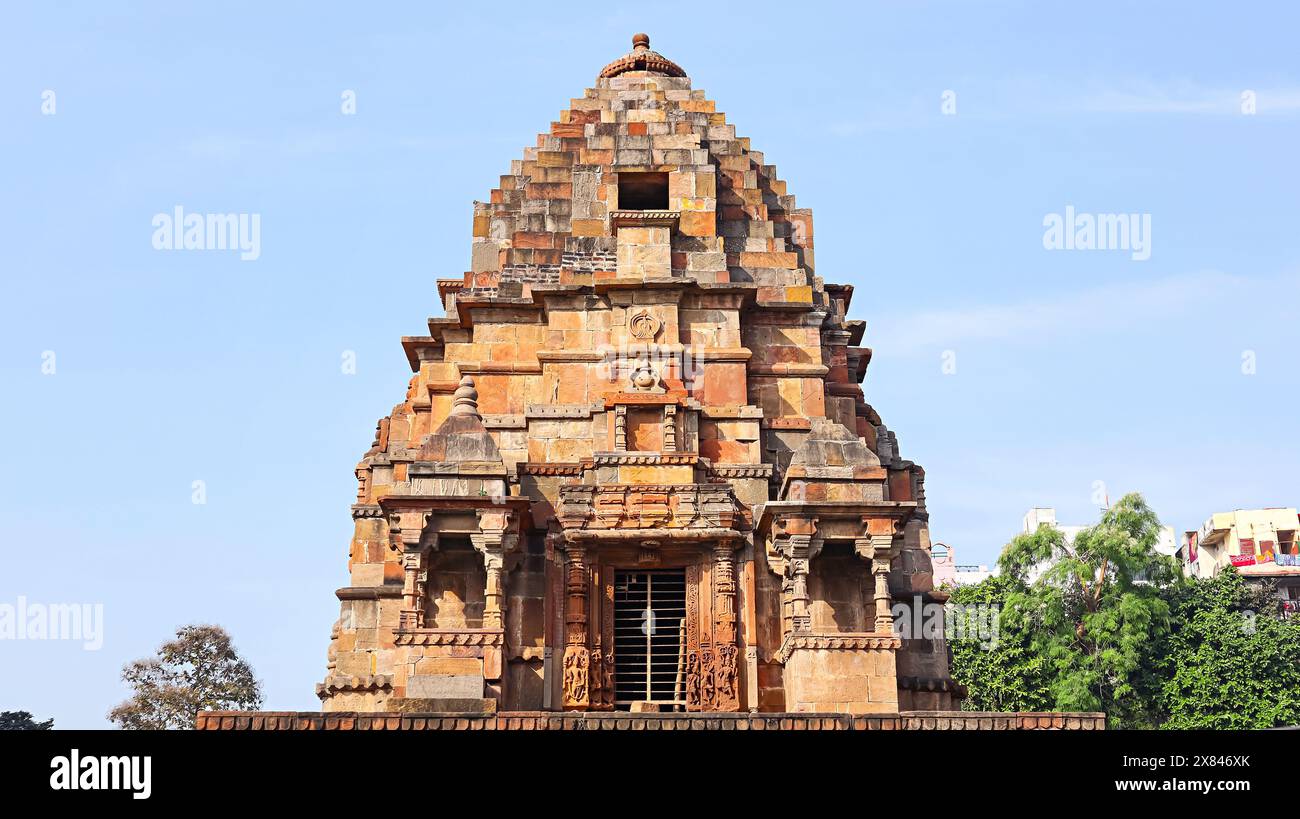 Ancient Shri Mamleshwar Temple, Omkareshwar, Madhya Pradesh, India. One ...
