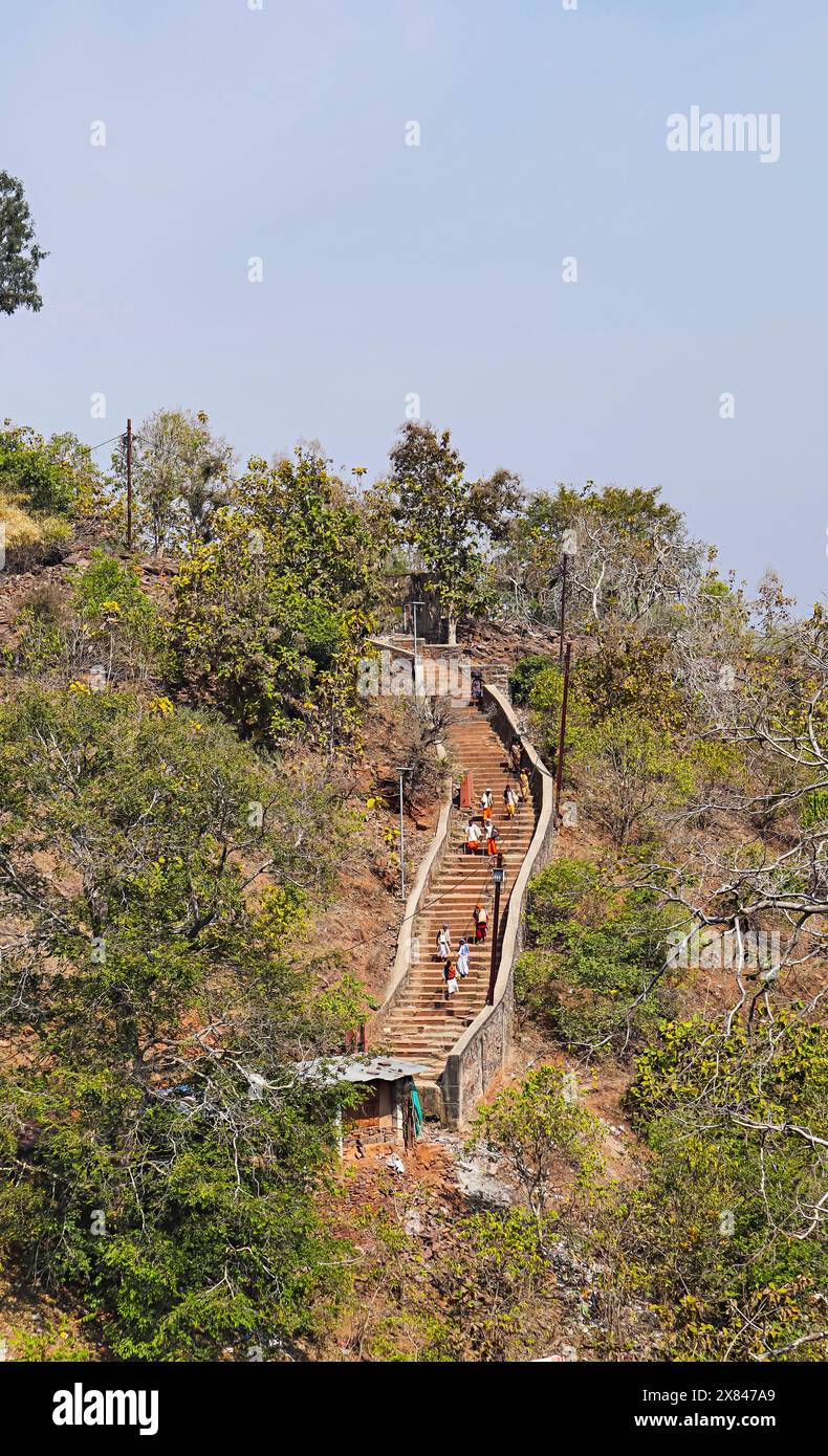 View of Parikrama Marg From Forest Area of Omkareshwar, Madhya Pradesh ...