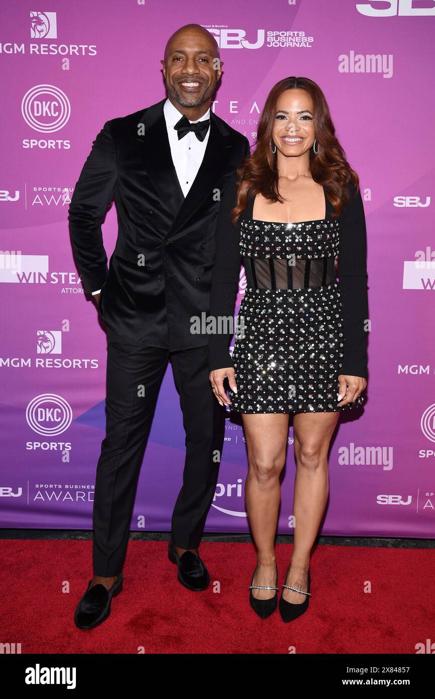 New York, USA. 22nd May, 2024. (L-R) Jay Williams and Elle Duncan ...