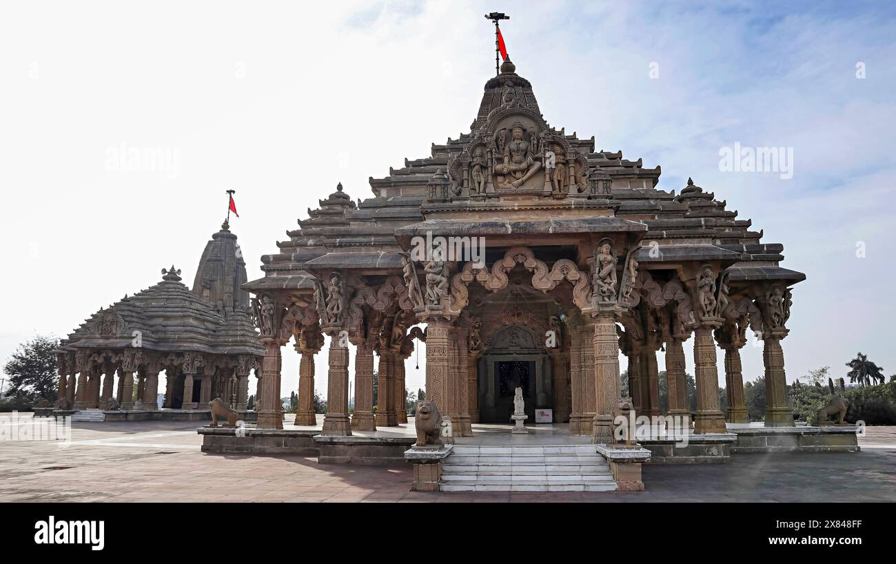 Front View of Goddess Durga Temple in a Group of Mangalay Temples ...