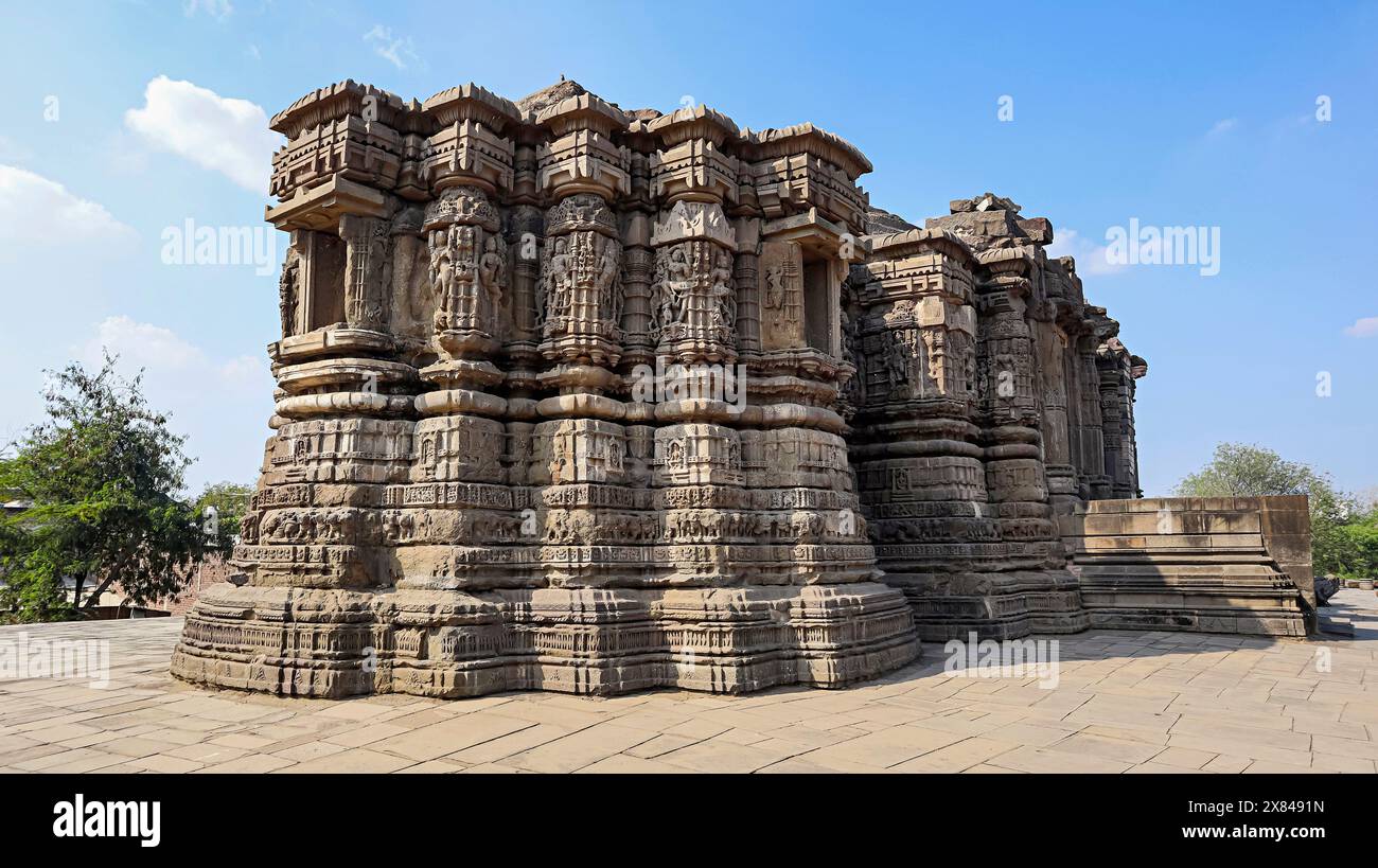 Side View of Chaubara Dera ii Temple, 12th Century Jain Temple, Un ...