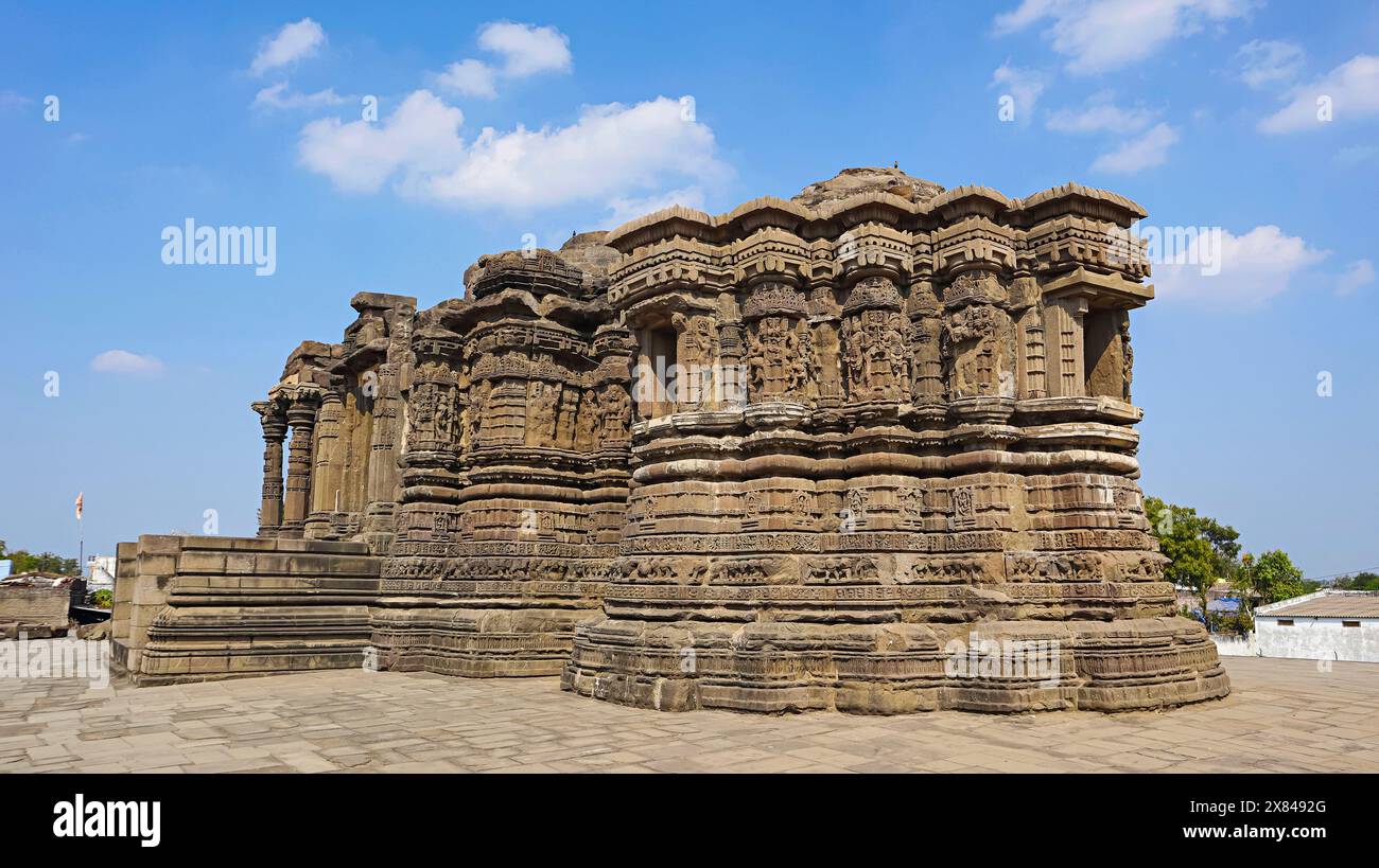 Side View of Chaubara Dera ii Temple, 12th Century Jain Temple, Un ...