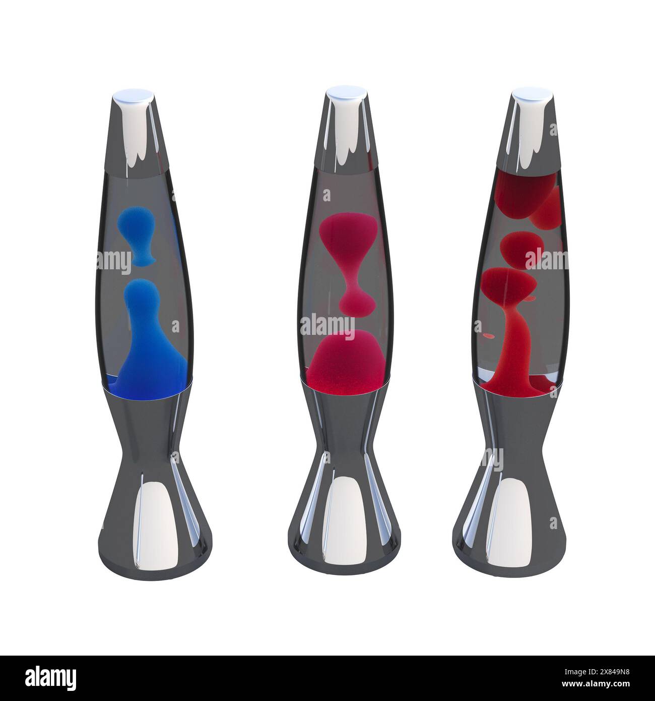 Lava lamp, table lamp, isolated on white background, room lamp, 3D ...