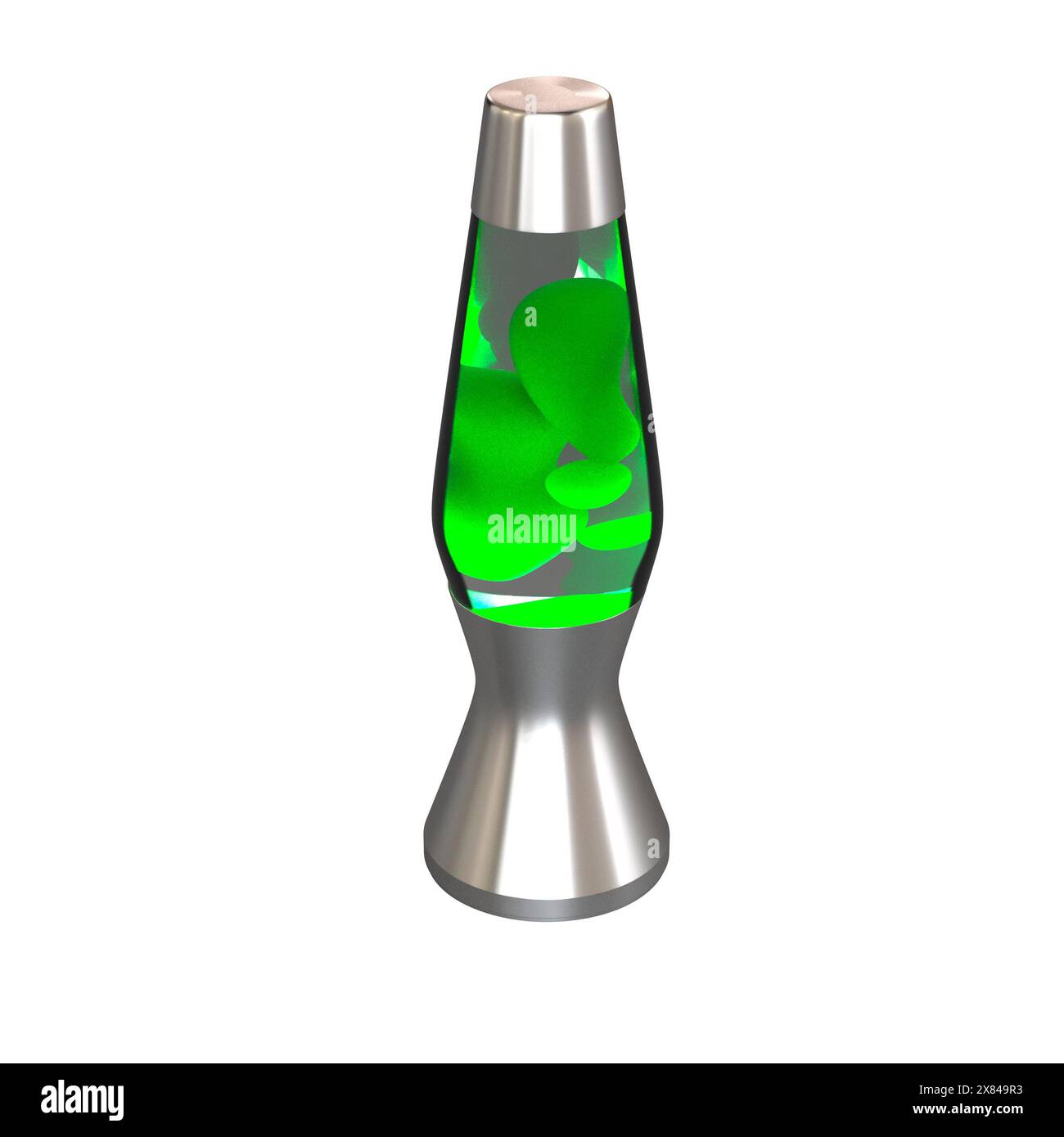 Lava lamp, table lamp, isolated on white background, room lamp, 3D ...